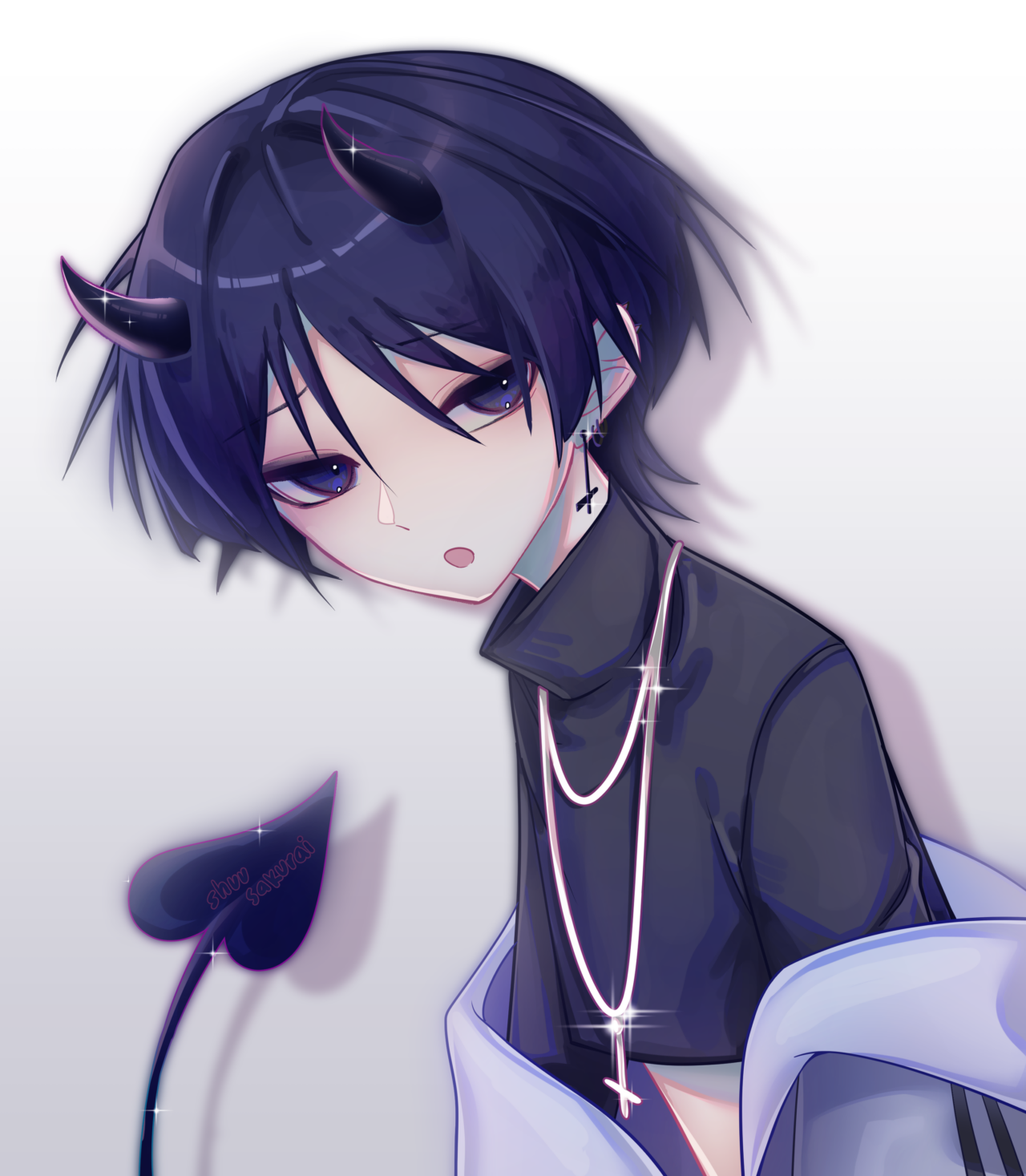 Rendered Line Art Illustration - Shuu Sakurai Commissions